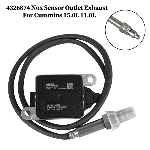 4326874 Nitrogen Oxygen Nox Sensor Outlet Exhaust Fits For Cummins 15 ...