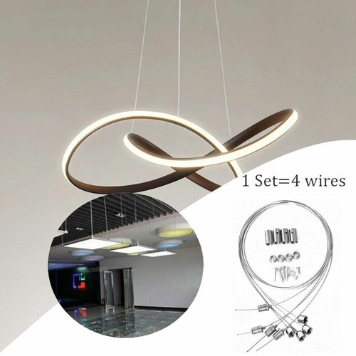 Light Suspension Lamp Sling Steel Rope Wire Accessory Kit Led Panel ...