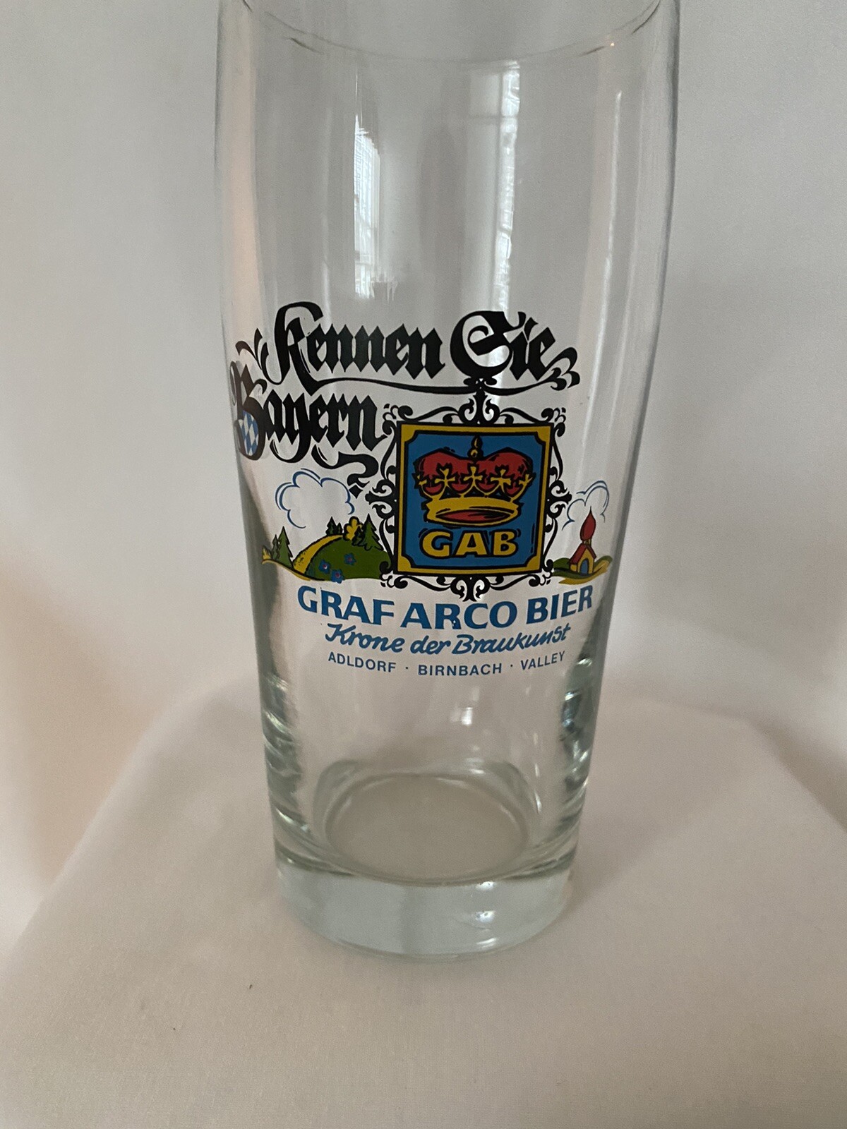 Vintage GAB Graf Arco Bier Glass | eBay