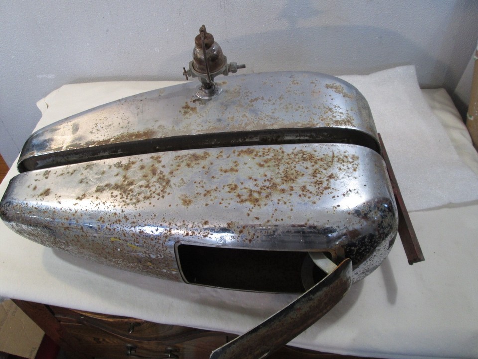 1947-1948 Vintage Marman Twin motorcycle bicycle fuel tanks, RARE!!! | eBay