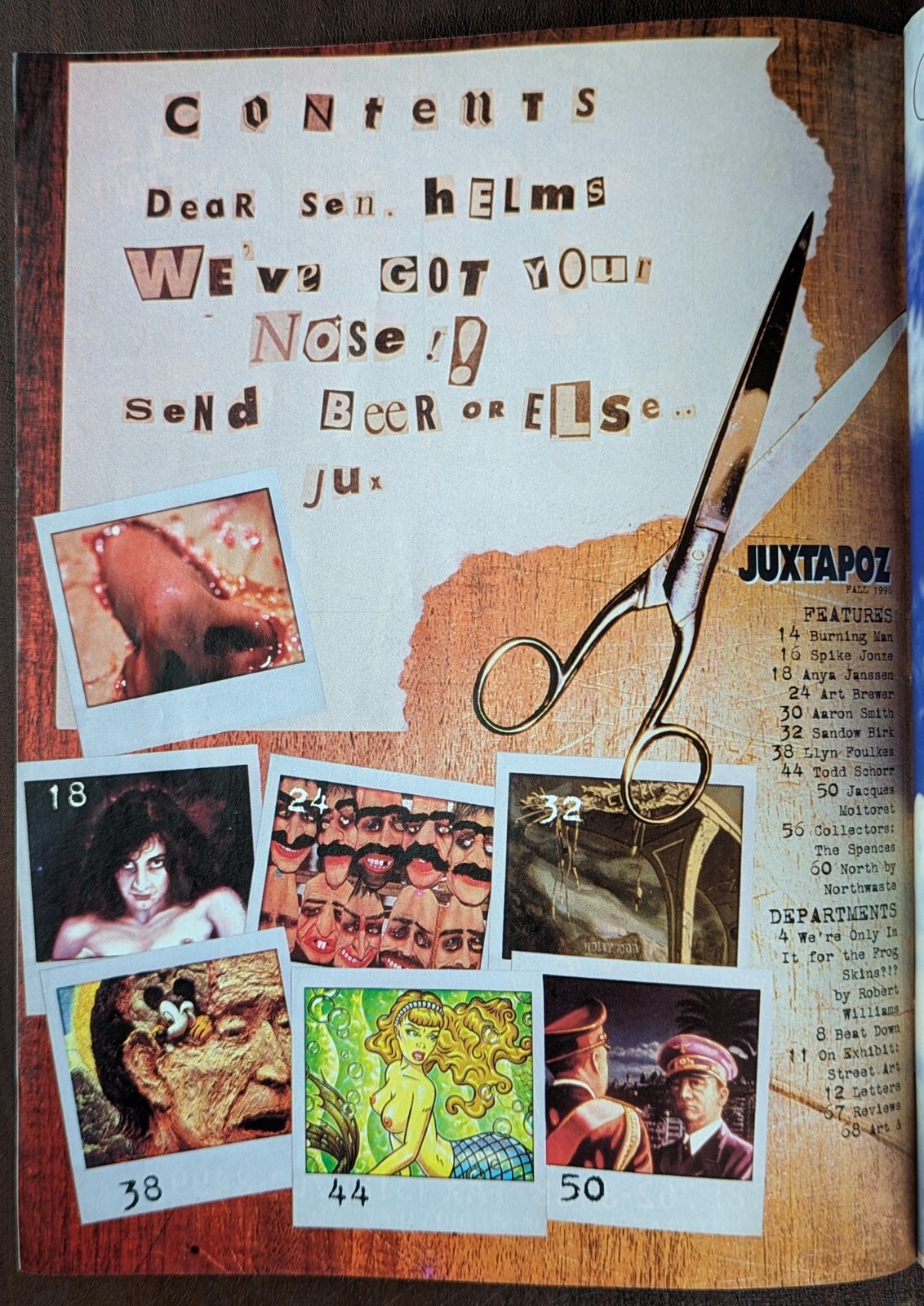 Juxtapoz Magazine #8 - Fall, 1996 - Todd Schorr, Foulkes, Birk ...