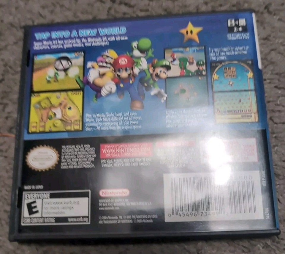 Super Mario 64 DS (Nintendo DS, 2004) Complete With Case, Insert. Works ...
