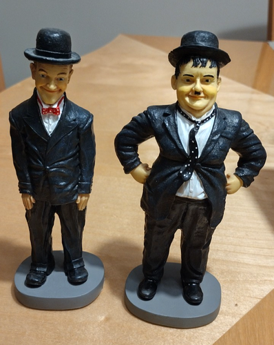 1999 Larry Harmon Pictures Corp Stan Laurel and Hardy Figurine Limited ...