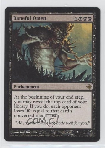Baneful Omen Magic: Rise of the Eldrazi #96 2010 | eBay