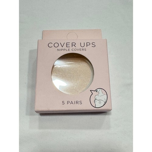 5-Pairs COVER UPS Round Disposable Nipple Covers 1-Size Latte | eBay