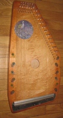 Therapy Harp Monochord Swarmandal INFINITY Tuning 444hz with New Padded ...