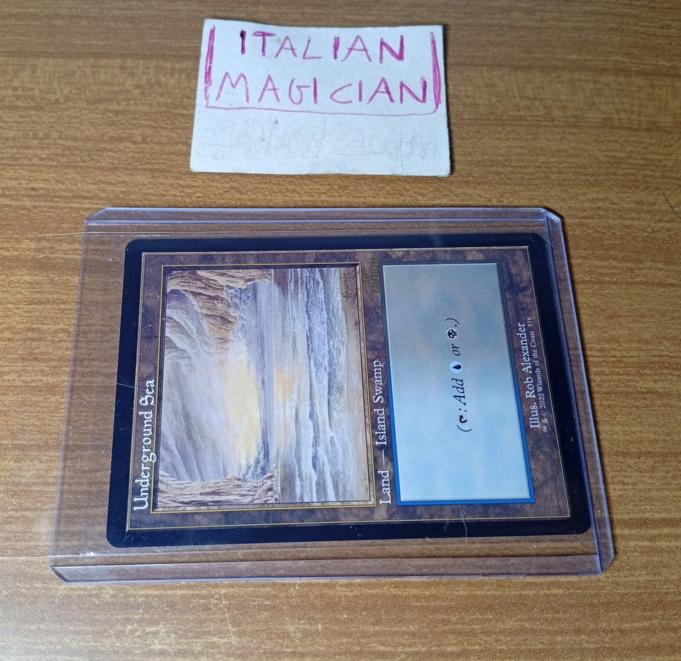 Magic UNDERGROUND SEA 30th Anniversary Edition M30 Retro Frame MTG Dual ...