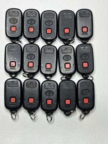 Lot Of 15 OEM TOYOTA 02-07 Key Fob Remote Keyless Entry GQ43VT14T ...
