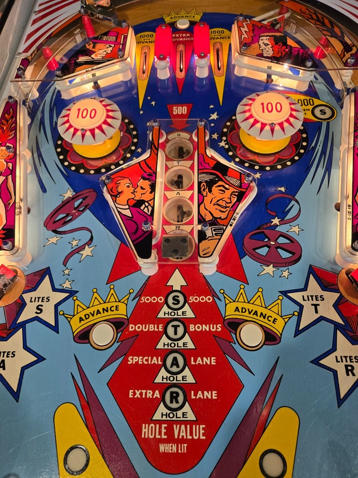 Refurbished Hollywood Pinball Machine (Chicago Coin) 1976 | eBay