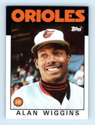 1986 Topps #508 Alan Wiggins Second Base Baltimore Orioles FREE ...
