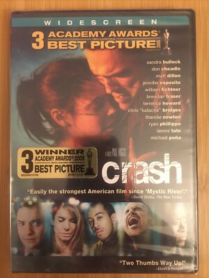 Crash (DVD 2004, Widescreen) Brand New Sealed Sandra Bullock Don ...