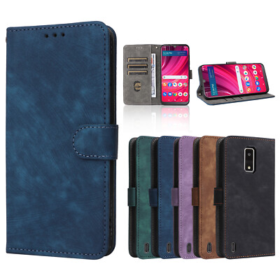 RFID Blocking Protect Flip Wallet leather Case For BLU View 4 B135DL ...