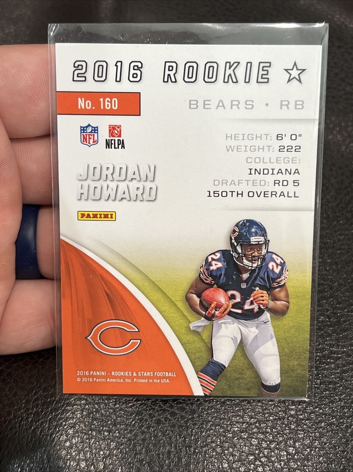2016 Rookies and Stars Jordan Howard Rookie RC Red Longevity /75 ...