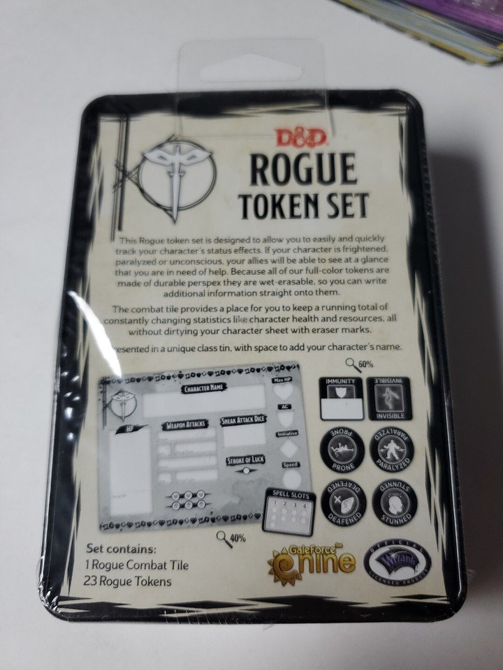 Dungeons & Dragons Token Set Rogue | eBay