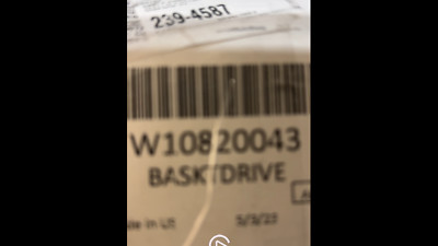 W10820043 New OEM KENMORE Washer Basket Drive Assembly | eBay