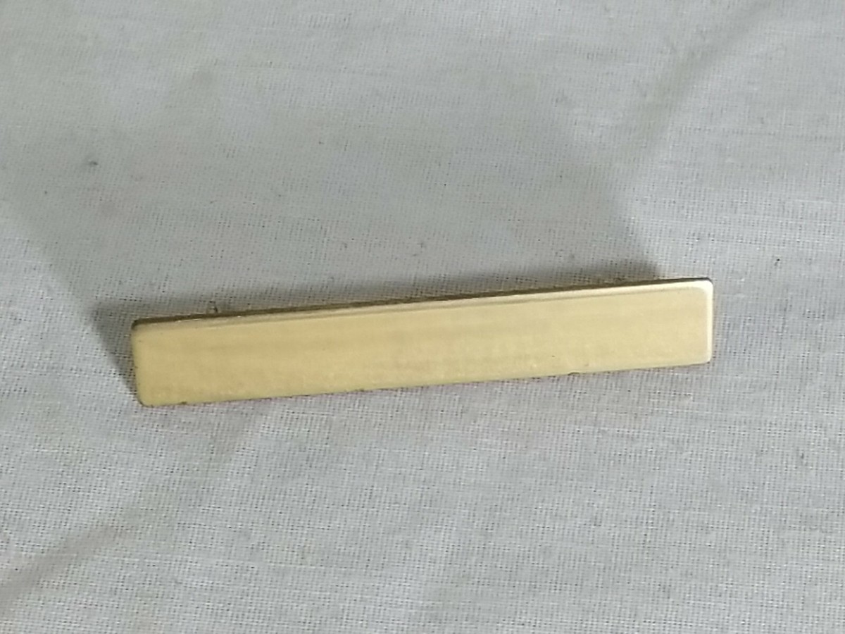 Blank Gold Name Plate