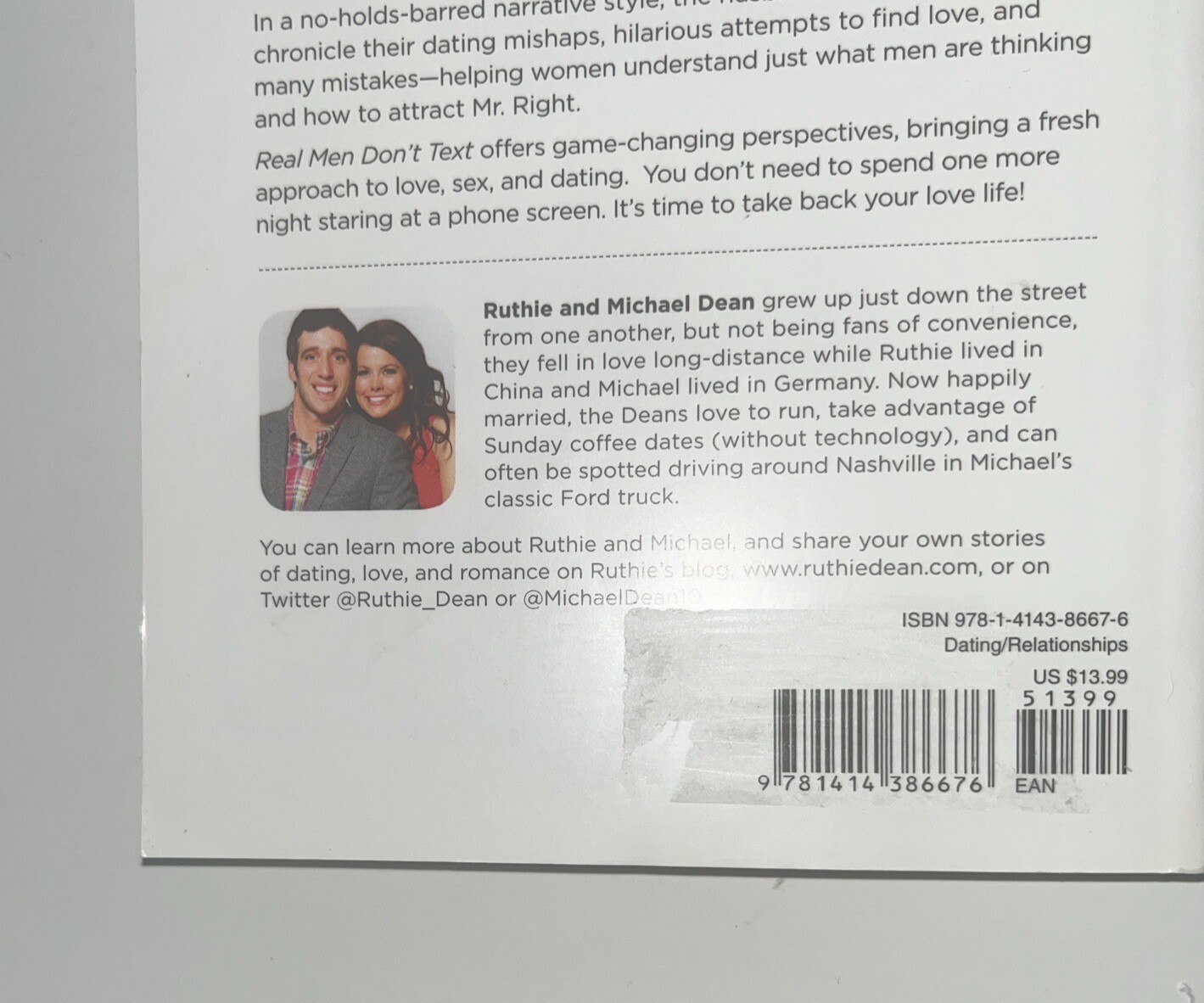 Real Men Don't Text : A New Approach to Dating by Michael Dean and ...