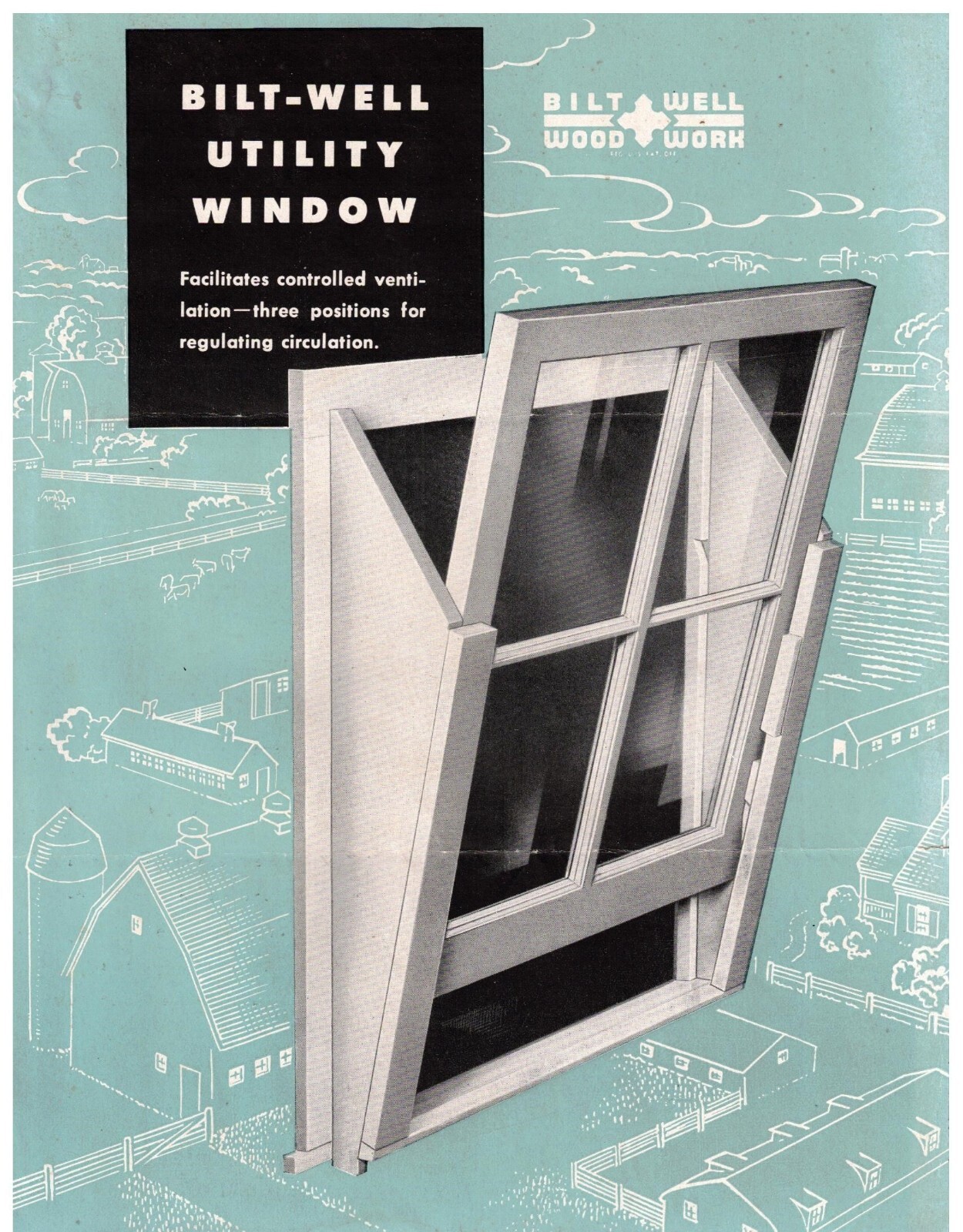 1950s Wholesale Advertising Flyer - Bilt Well Utility Window | eBay