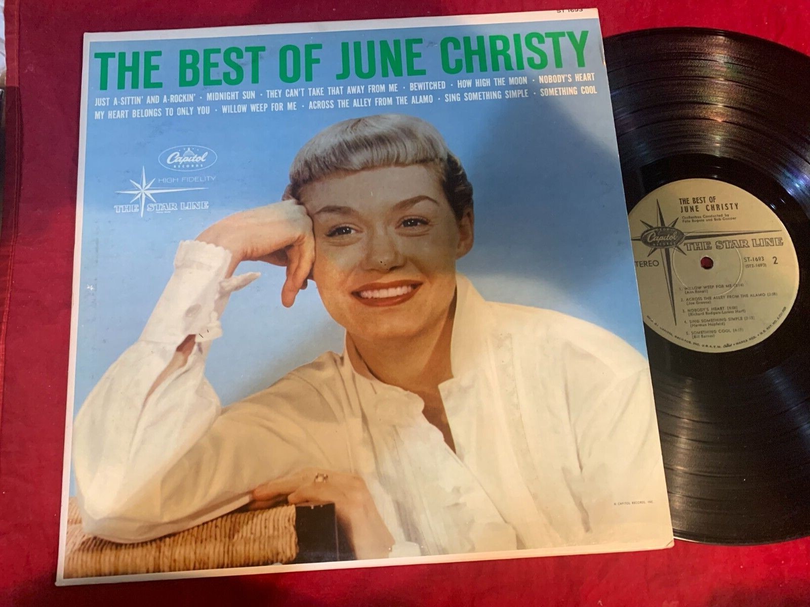 JUNE CHRISTY BEST OF JUNE CHRISTY STARLINE SERIES STEREO LP ST 1693 ...
