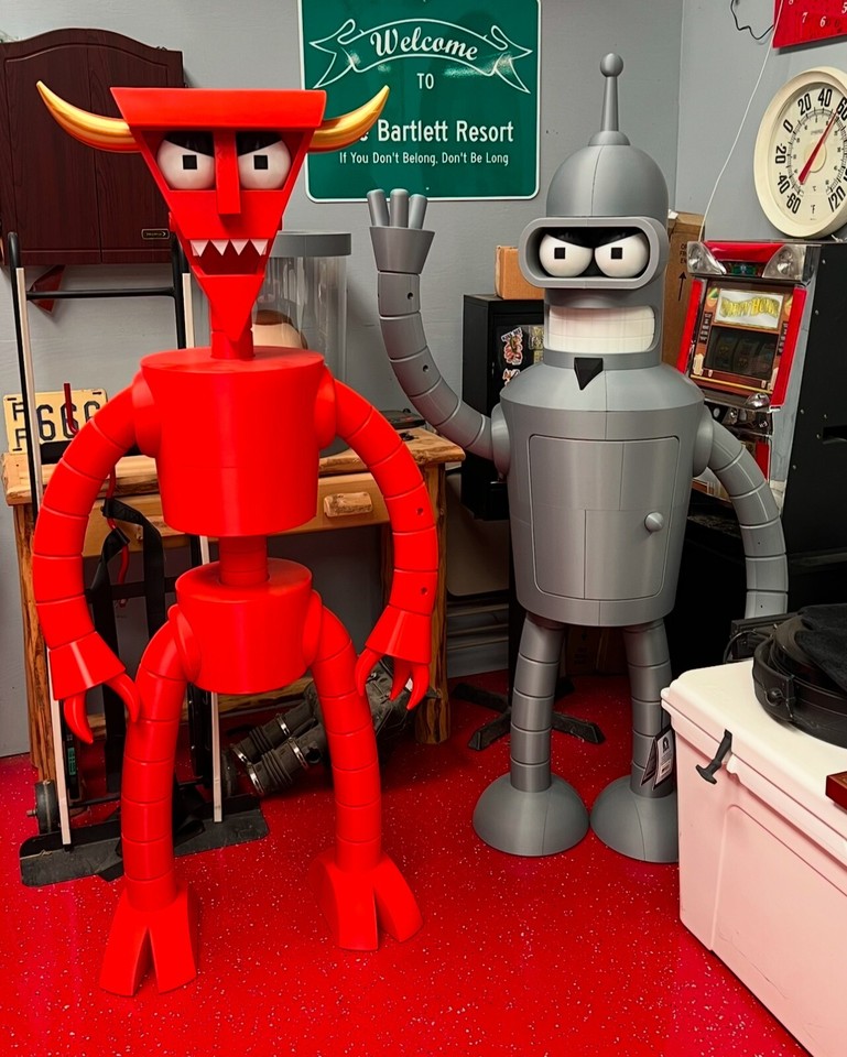 Life Size Bender Robot Futurama DIY MODEL | eBay