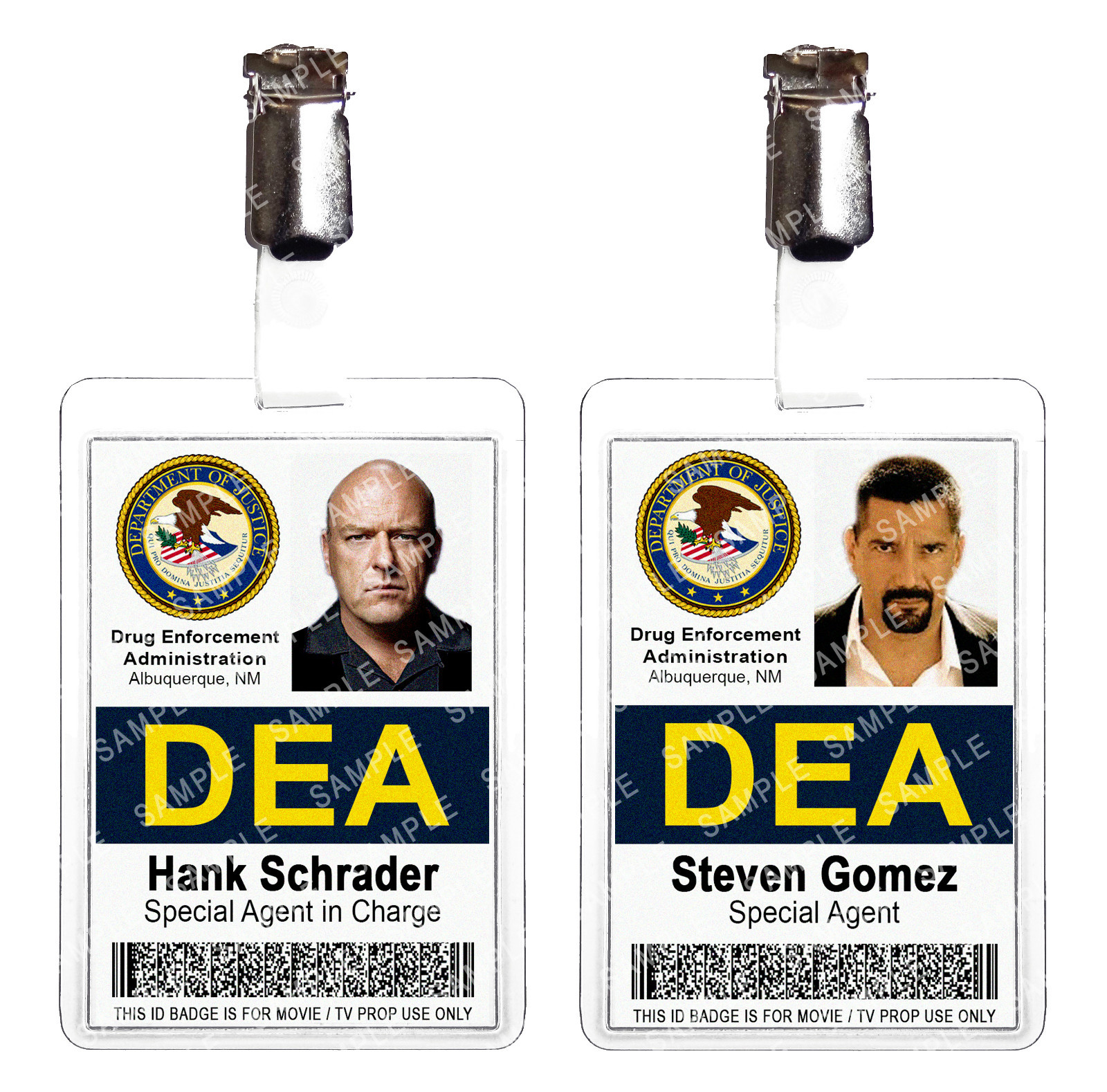 Breaking Bad Hank Schrader Steven Gomez Badges Cosplay Costume ...