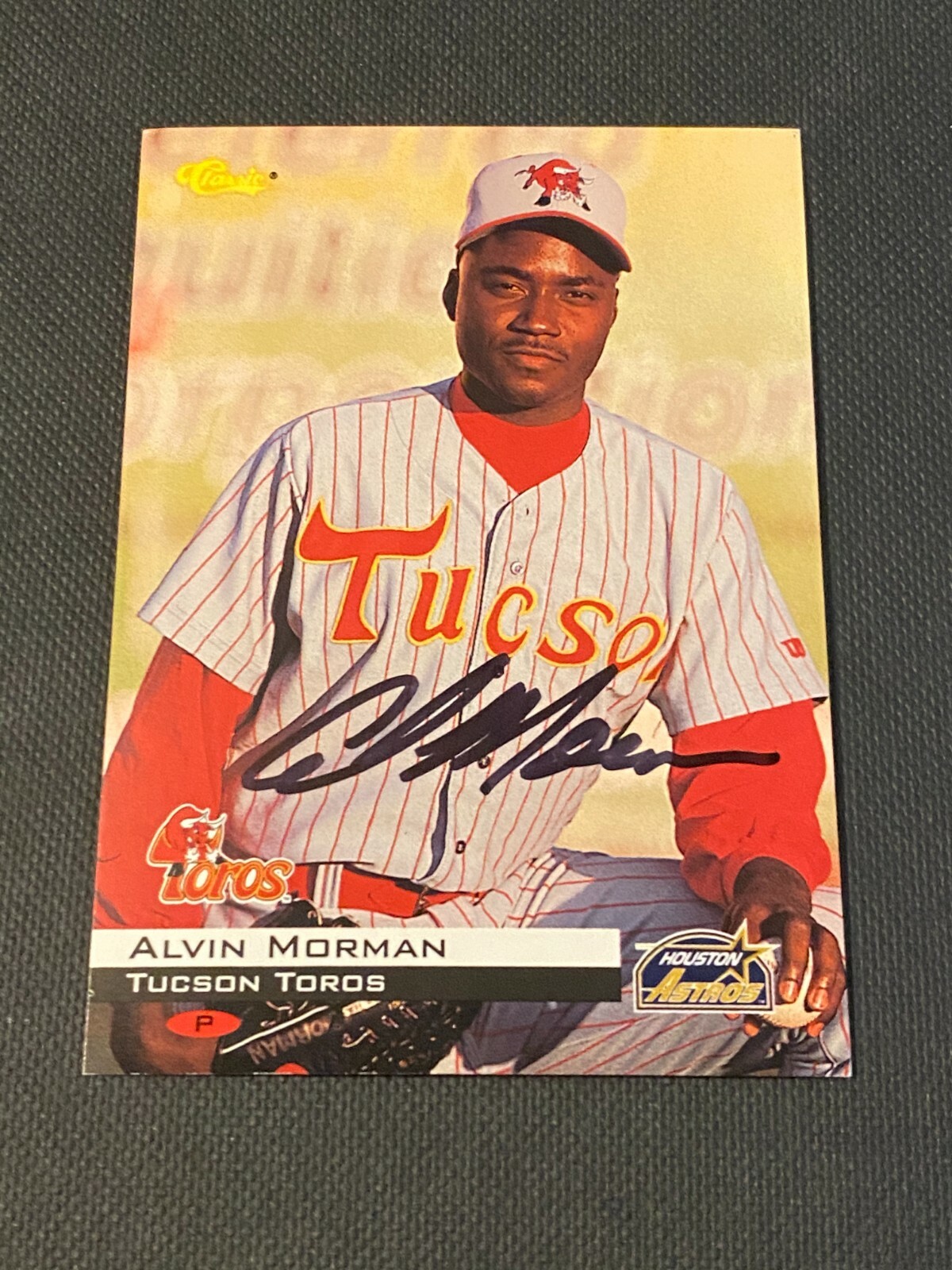 Alvin Morman Signed 1994 Classic Auto Tucson Toros Houston Astros ...