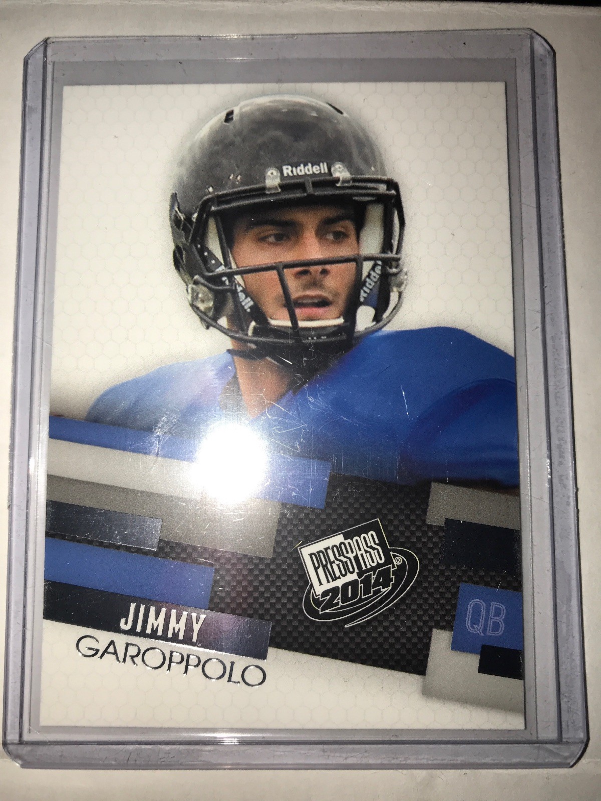 JIMMY GAROPPOLO 2014 PRESS PASS GOLD PARALLEL ROOKIE CARD #20 49ERS RC ...