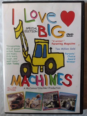 💿 🎥 I Love Big Machines DVD Great For Kids. Real Good Deal. Rare ...