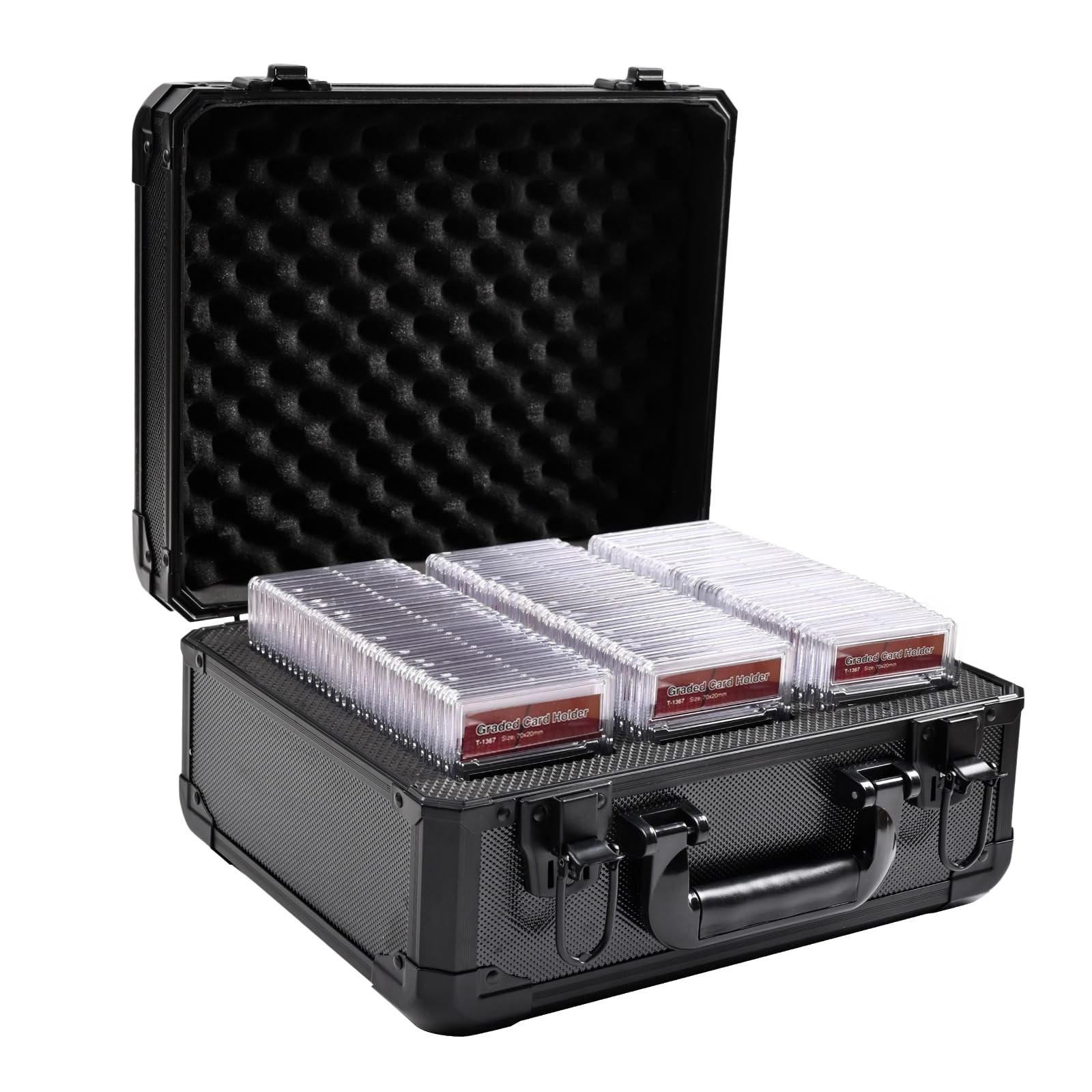 3ROW Graded Card Storage Box, PSA Slab Card Case for Graded Cards ...