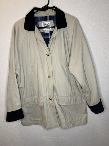 Basic Editions Vintage Barn Jacket Chore Coat Size Small Fisherman ...