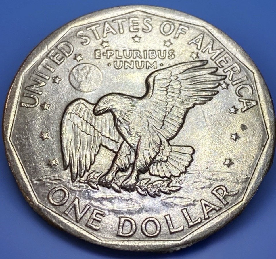 1979 Susan B Anthony Liberty P Dollar U.S. Coin Wide/Off Centered Rare ...