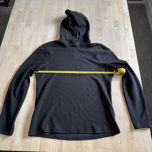 Lululemon Shift Stitch Thermal Waffle Knit Pullover Hoodie Mens Sz Medium Black | eBay