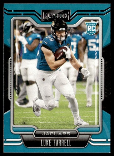 2021 Panini Playbook Luke Farrell Rookie Jacksonville Jaguars #182 | eBay