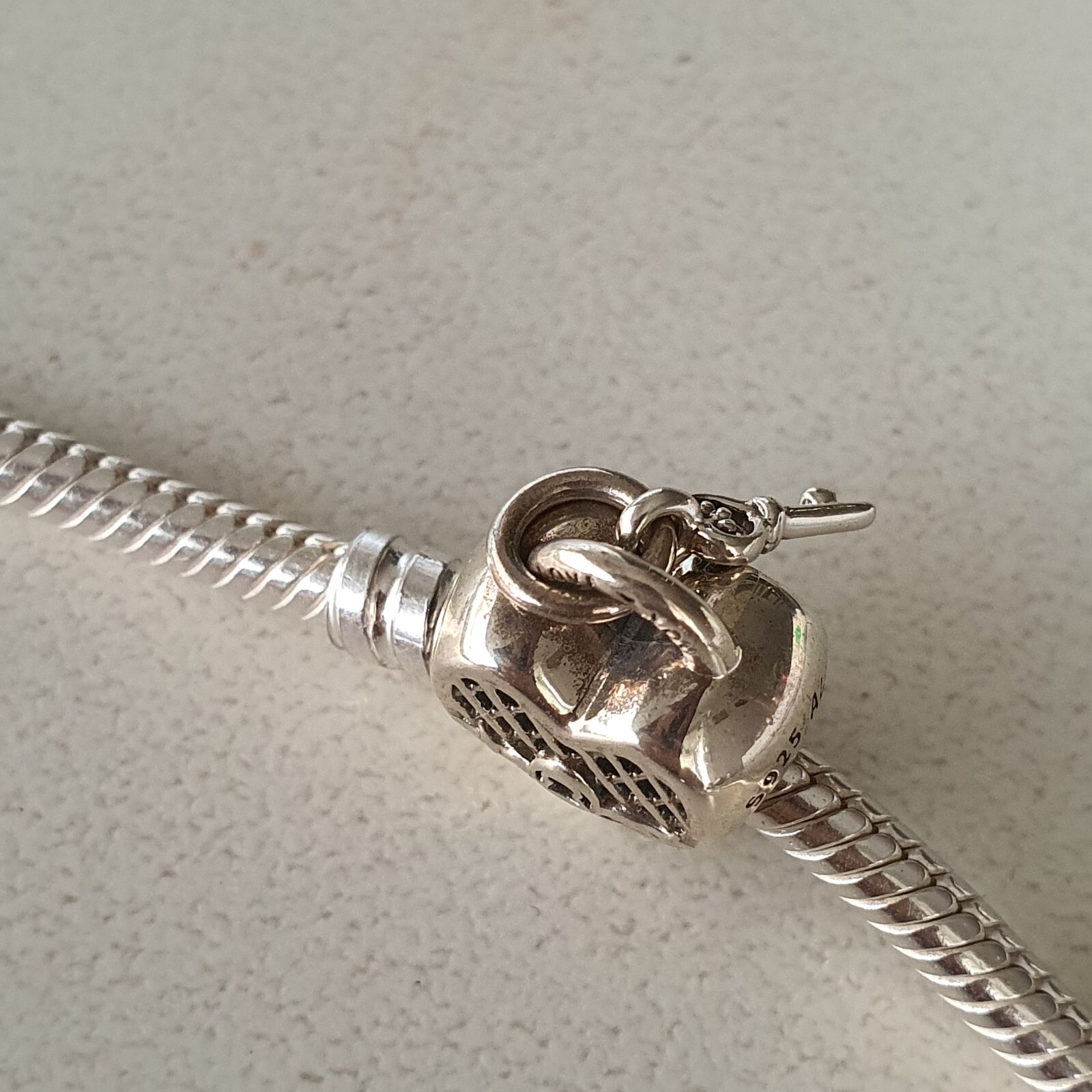 NEW Genuine Pandora Love You Lock Charm 797655 Silver ALE 925 | eBay ...