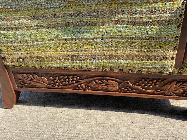 Vintage Romweber Mid Century 2 pc. Sofa Viking Oak Design Very Unique ...