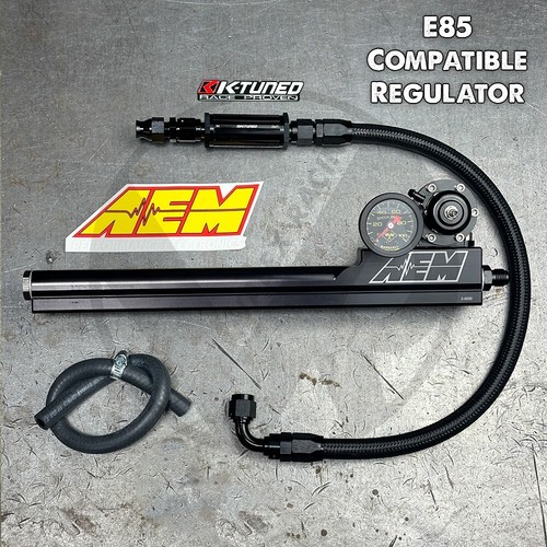 B Series AEM Fuel Rail Kit For Honda Acura B Series E85 REGULATOR K ...