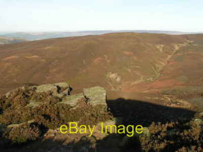 Photo 6x4 Burnt Hill and Hollingworth Clough from The Knott Little ...