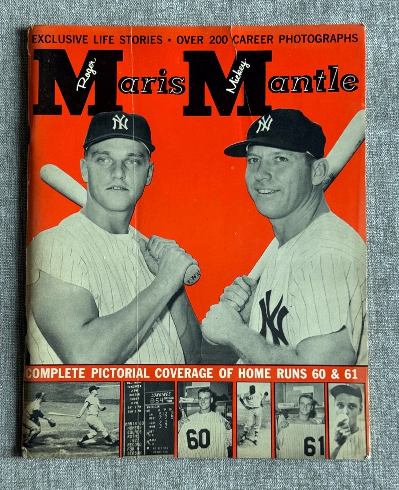 1962 Mickey Mantle & Roger Maris Pictorial Magazine, JKW Sports | eBay