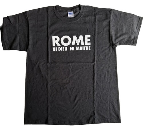 Rome - Ni Dieu Ni Maitre, Large T-Shirt Neofolk Dark Folk Industrial ...