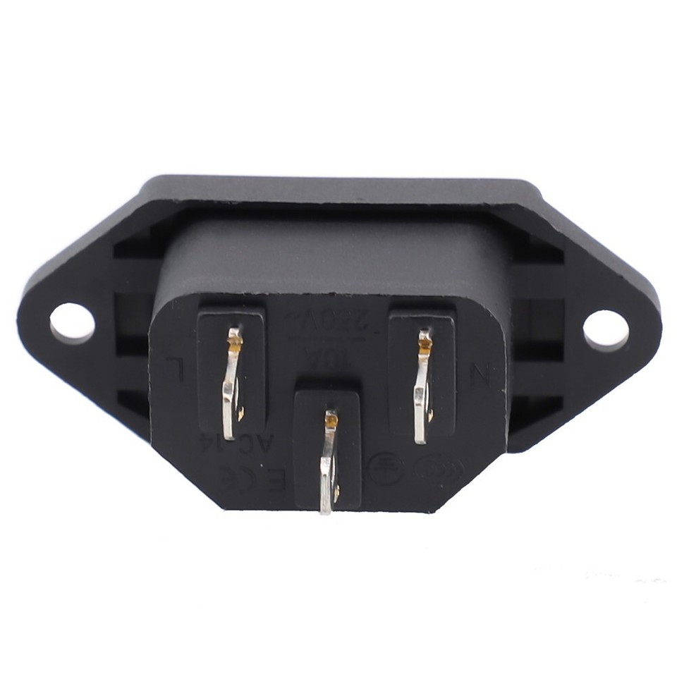 Versatile 250V 10A Power Socket with 5x Built in Plug 3pin AC04 ...