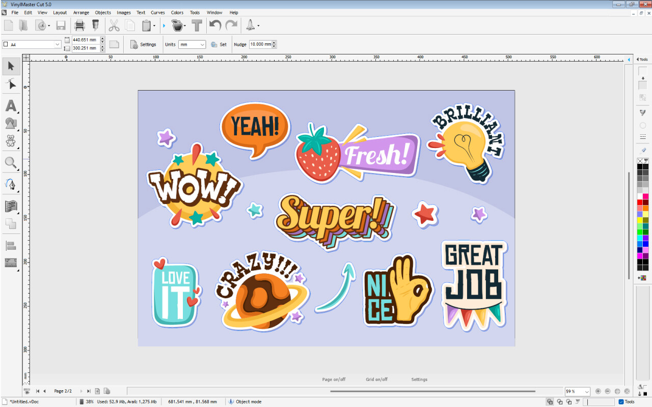 VinylMaster Software Sign Cutting Plotter Vinyl Cutter (Logo Decal Cut ...