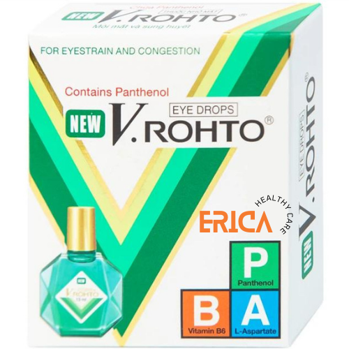 NEW V Rohto - VRohto Eye drops for Eyestrain Congestion Redness Fatigue ...