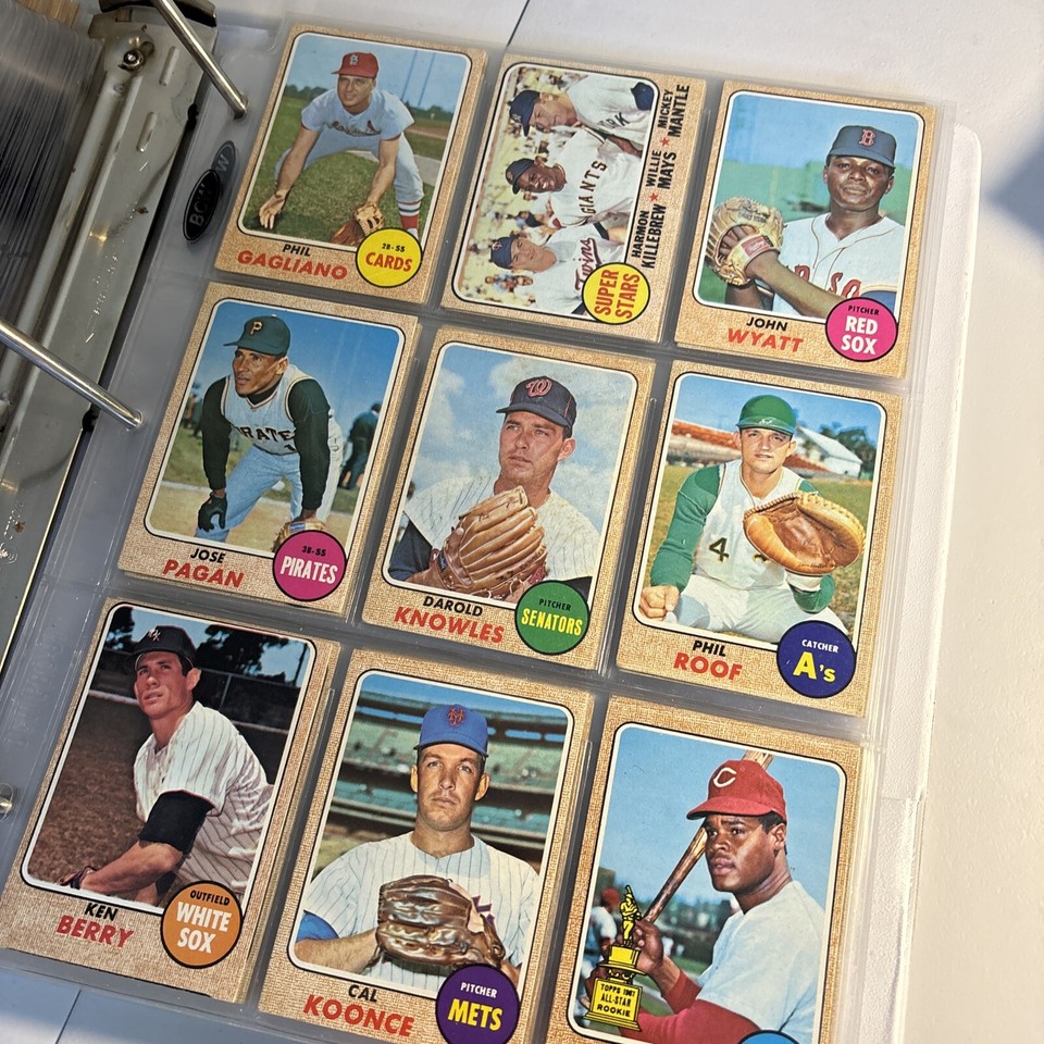 1968 Topps Baseball Complete Set 598/598, GD/VG, VG/EX 7 SGC Graded | eBay