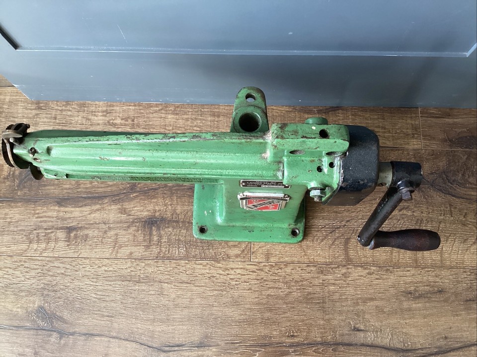 Vintage Landis Leather Skiver Machine Shoe Repair Cobbler USA Green ...