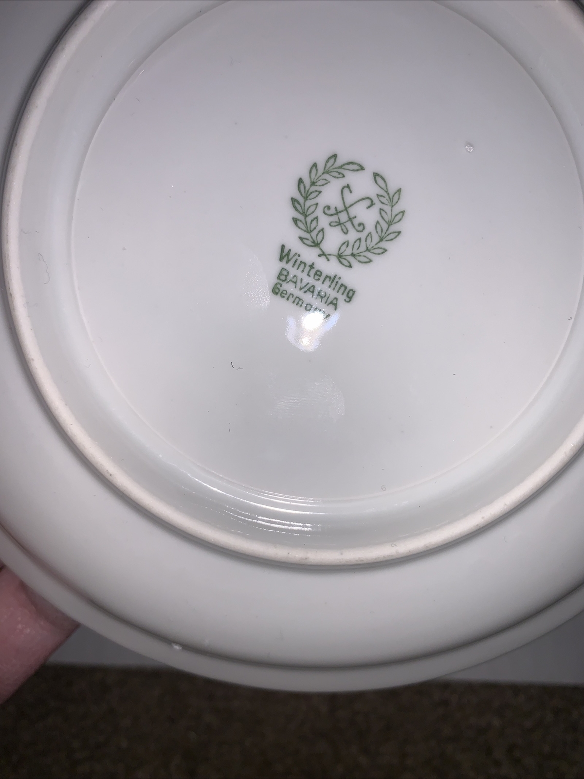 Winterling STRAWFLOWER 9 Pc Lot Blue White Vegetable Bowl Tea Cups ...