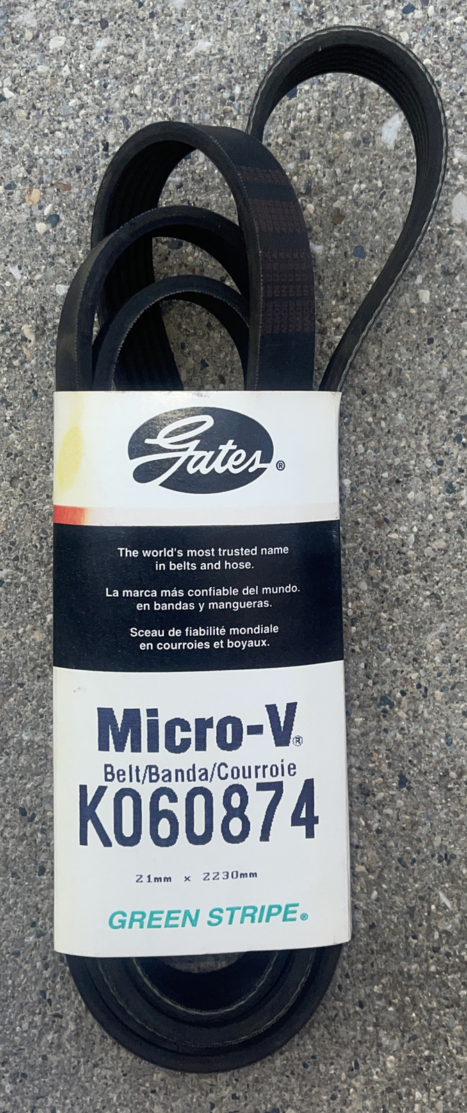 Buy Serpentine Belt-Premium OE Micro-V Belt Gates K060874 online | eBay