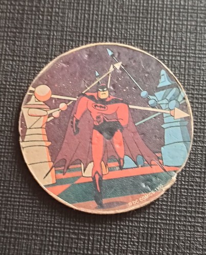 Pog BATMAN 83 DC COMICS 1995 Pogs Kini Kinis Slammers Caps Tazos Retro ...