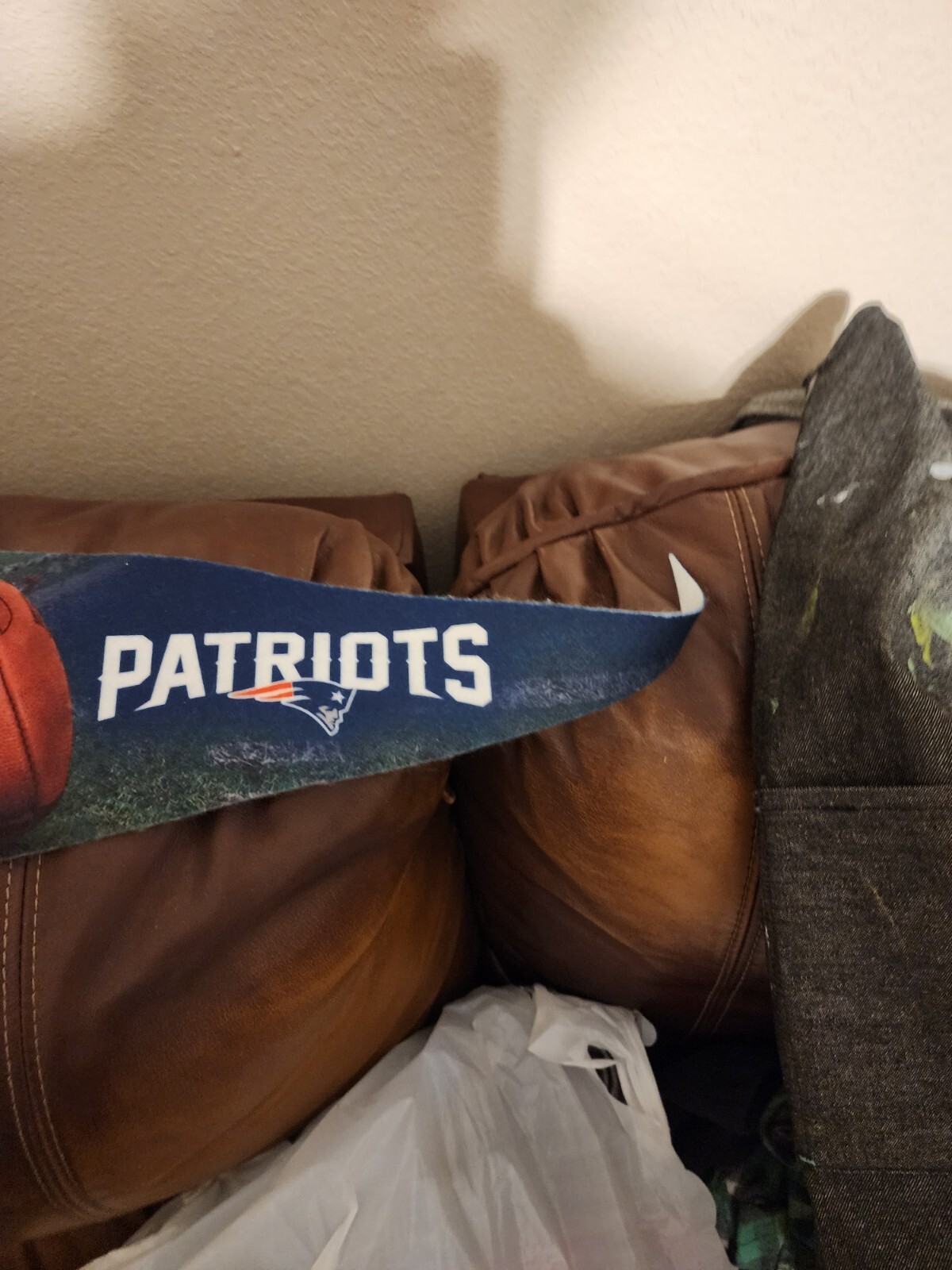 NFL NEW ENGLAND PATRIOTS FELT PENNANT BRAND NEW WITH TAGS NICE !!!! | eBay