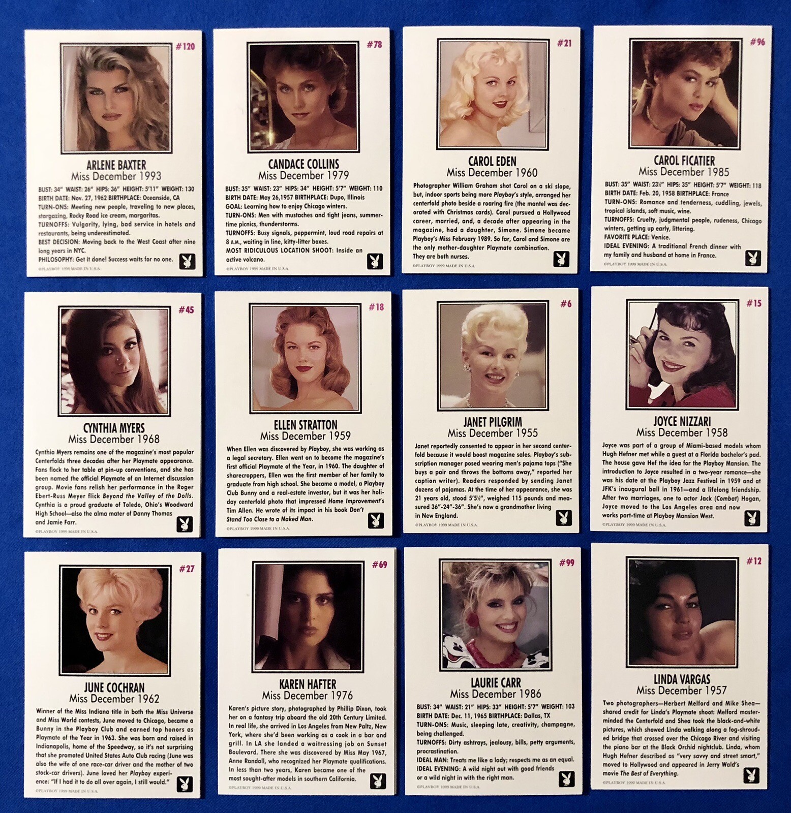 *UPDATED* December Edition / Playboy Trading Cards / YOU CHOOSE! | eBay