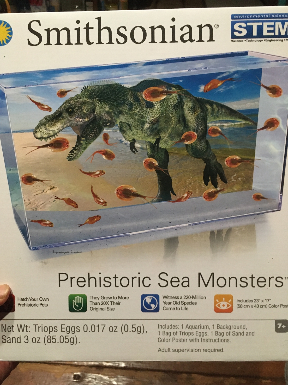 Stem Smithsonian Prehistoric Sea Monsters Triop Aquarium 52041 C1 for ...